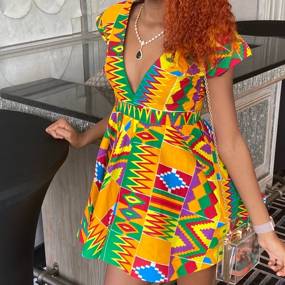 Dresses | African Print Mini Dress | Poshmark